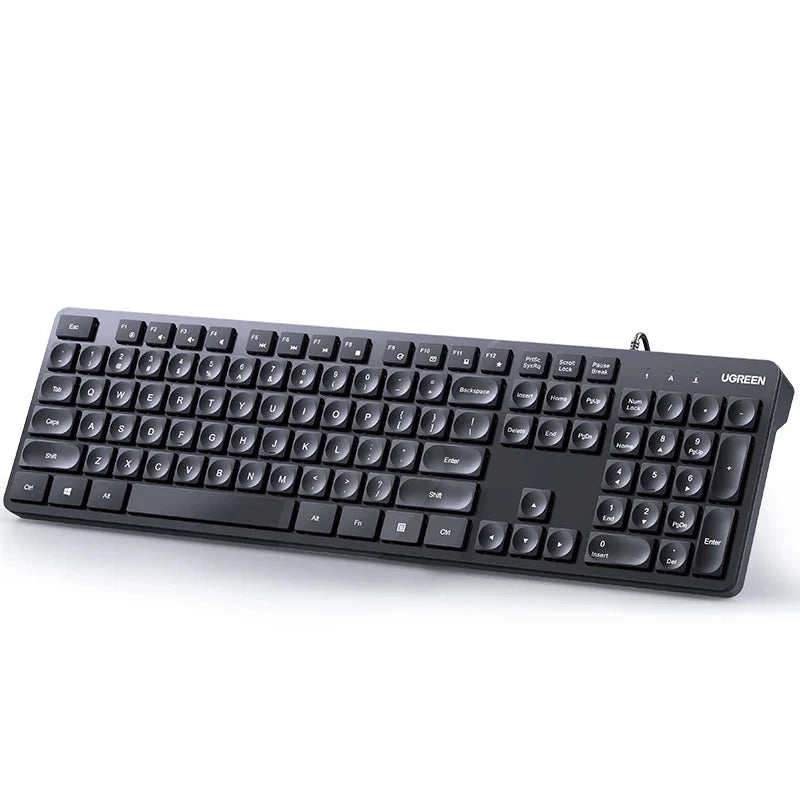 UGREEN Ergonomic USB Wired Keyboard
