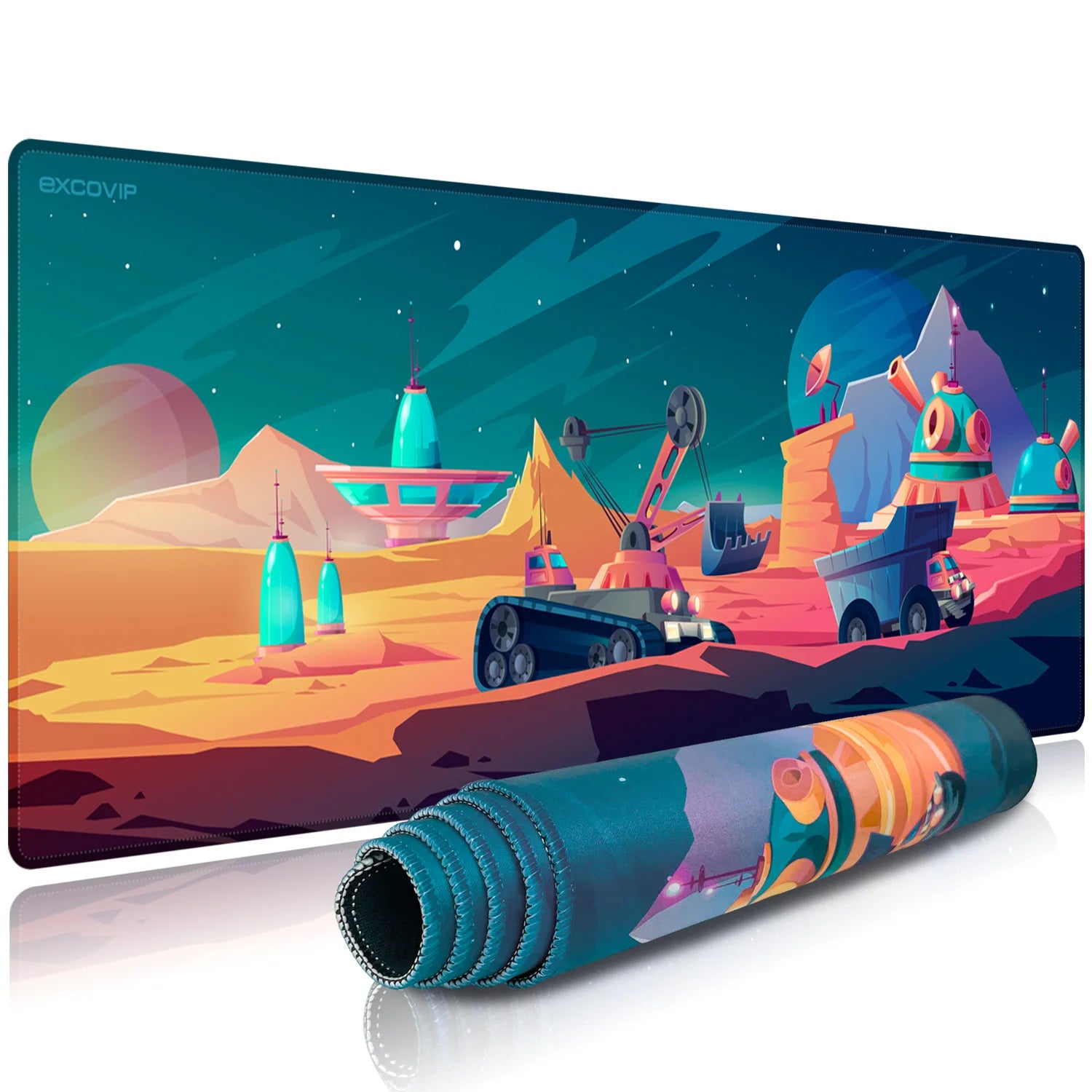 EXCO Space Base Gaming Keyboard & Mouse Pad | mouse pad gaming