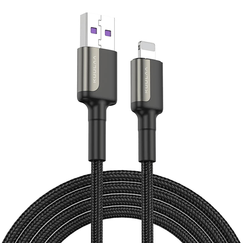 KUULAA 2.4A USB to Lightning Charging and Data Cable